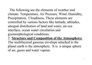 Scope and aim of studying climatology | PDF