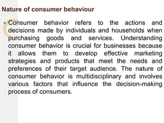 Scope and Application of Consumer Behaviour.ppt