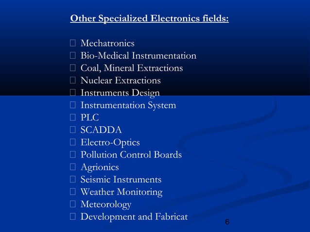 Scope and applications of electronics and communication engineering | PPT