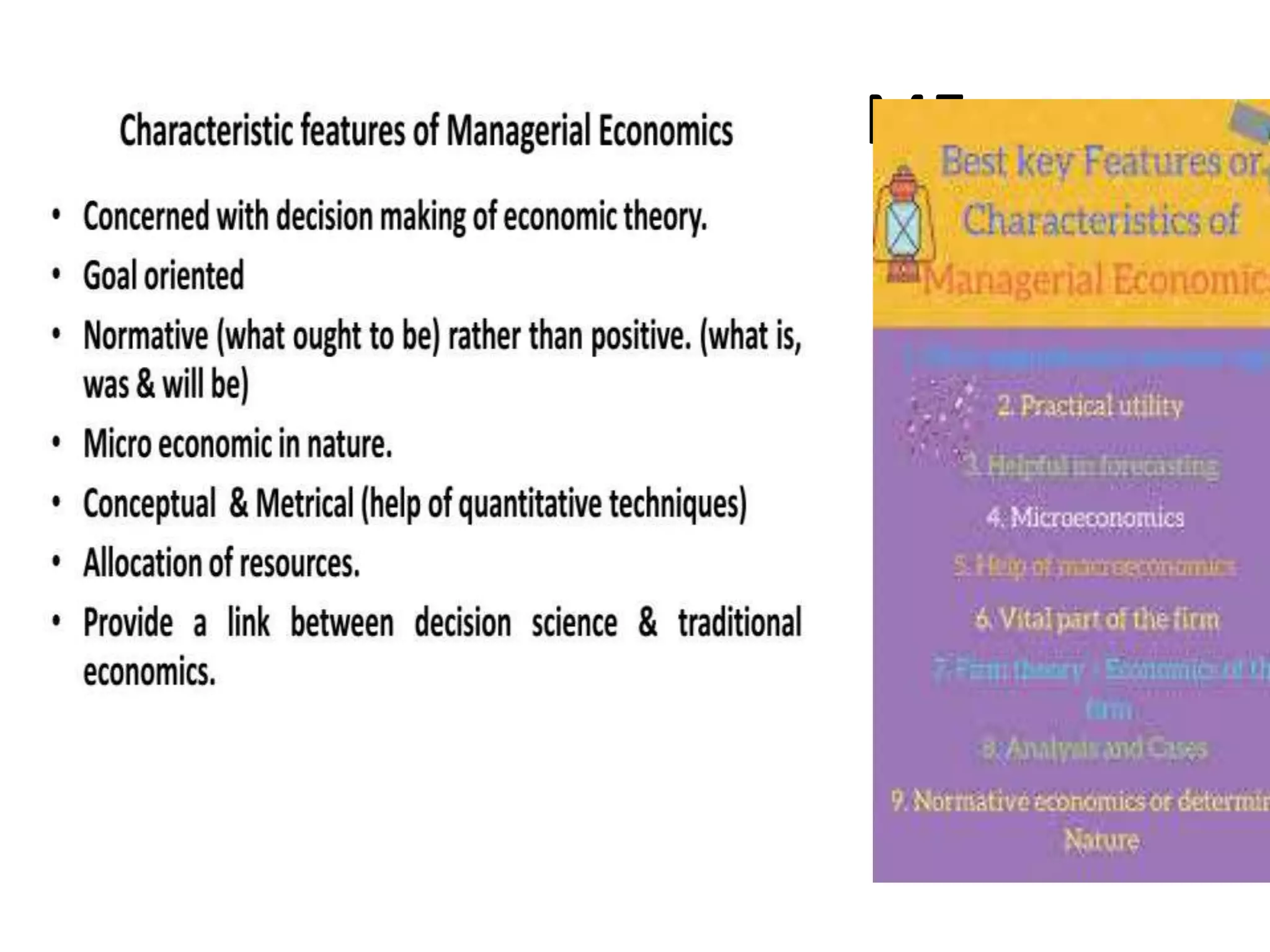 SCOPE AND CHARACTERISTICS OF MANAGERIAL ECONOMICS.pptx