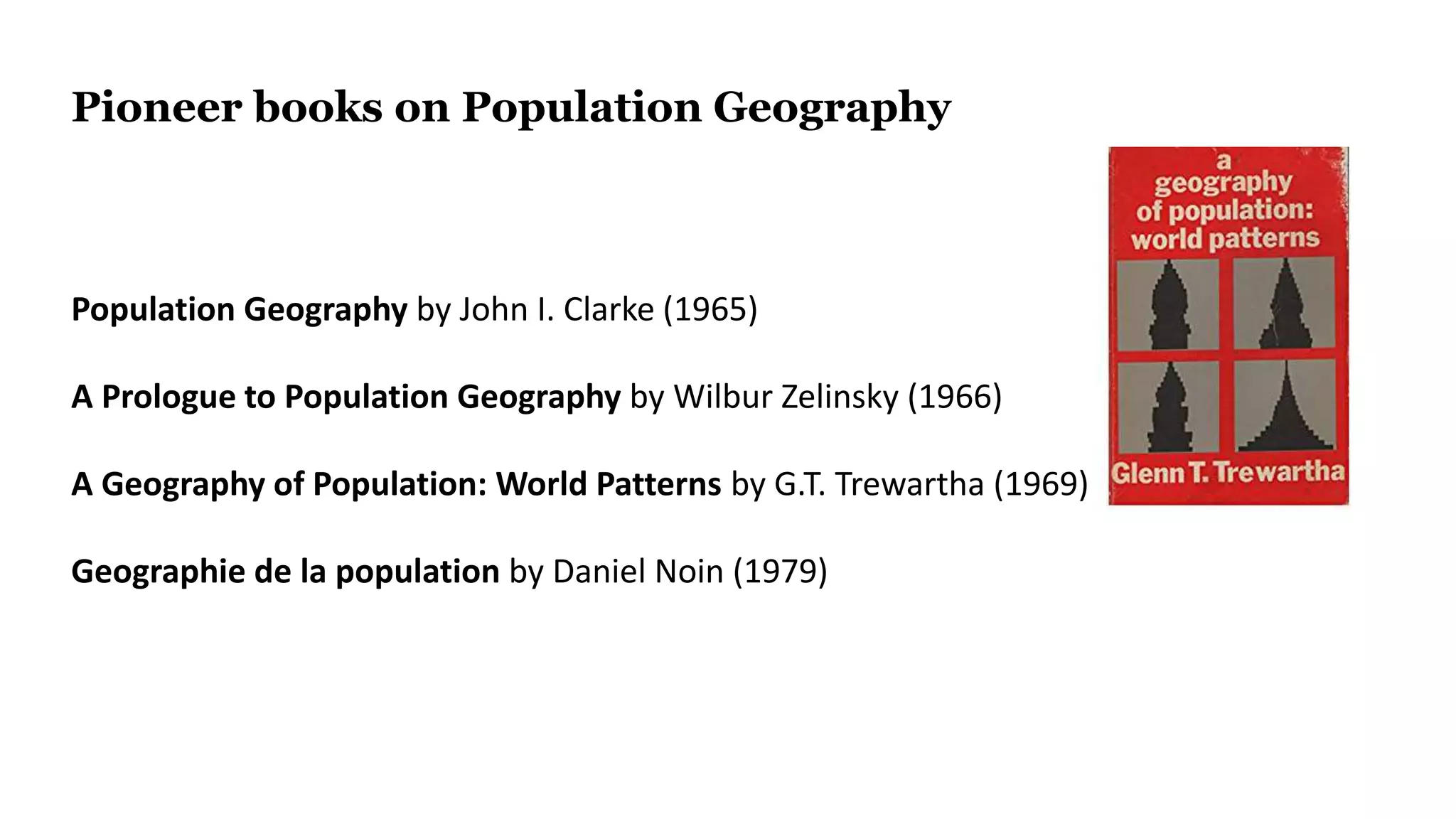 Scope and content of population geography | PPTX