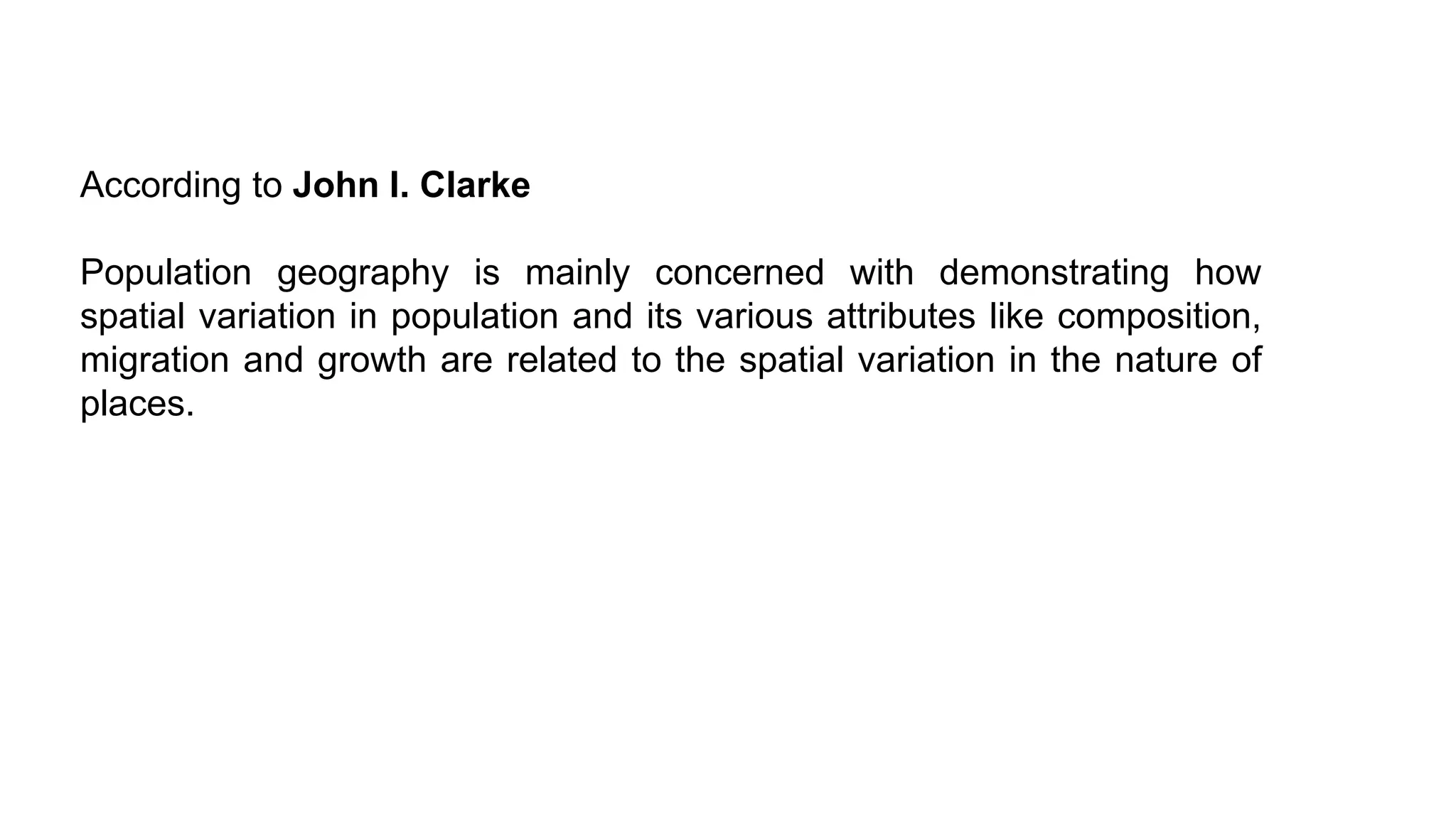 Scope and content of population geography | PPTX
