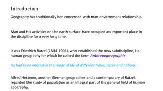 Scope and content of population geography | PPTX