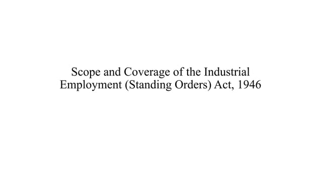 Scope and Coverage of the Industrial Employment (.pptx
