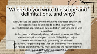 Scope and Delimitation for practical research in grade 12 | PPTX