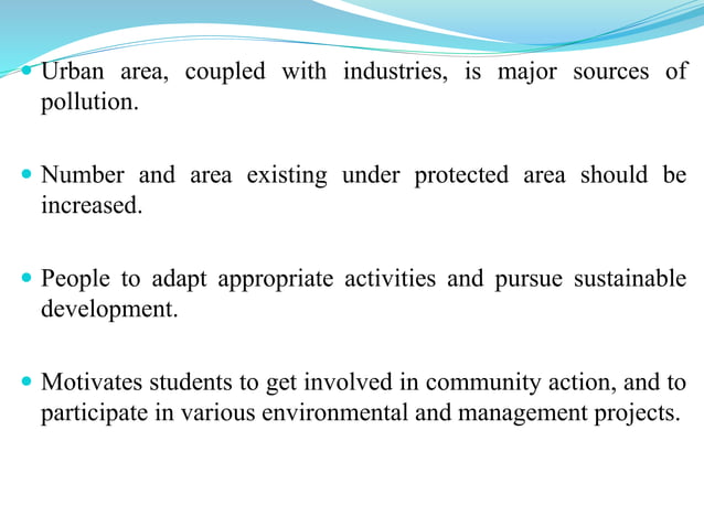 Scope and importance of environmental studies | PPTX | Environmental ...