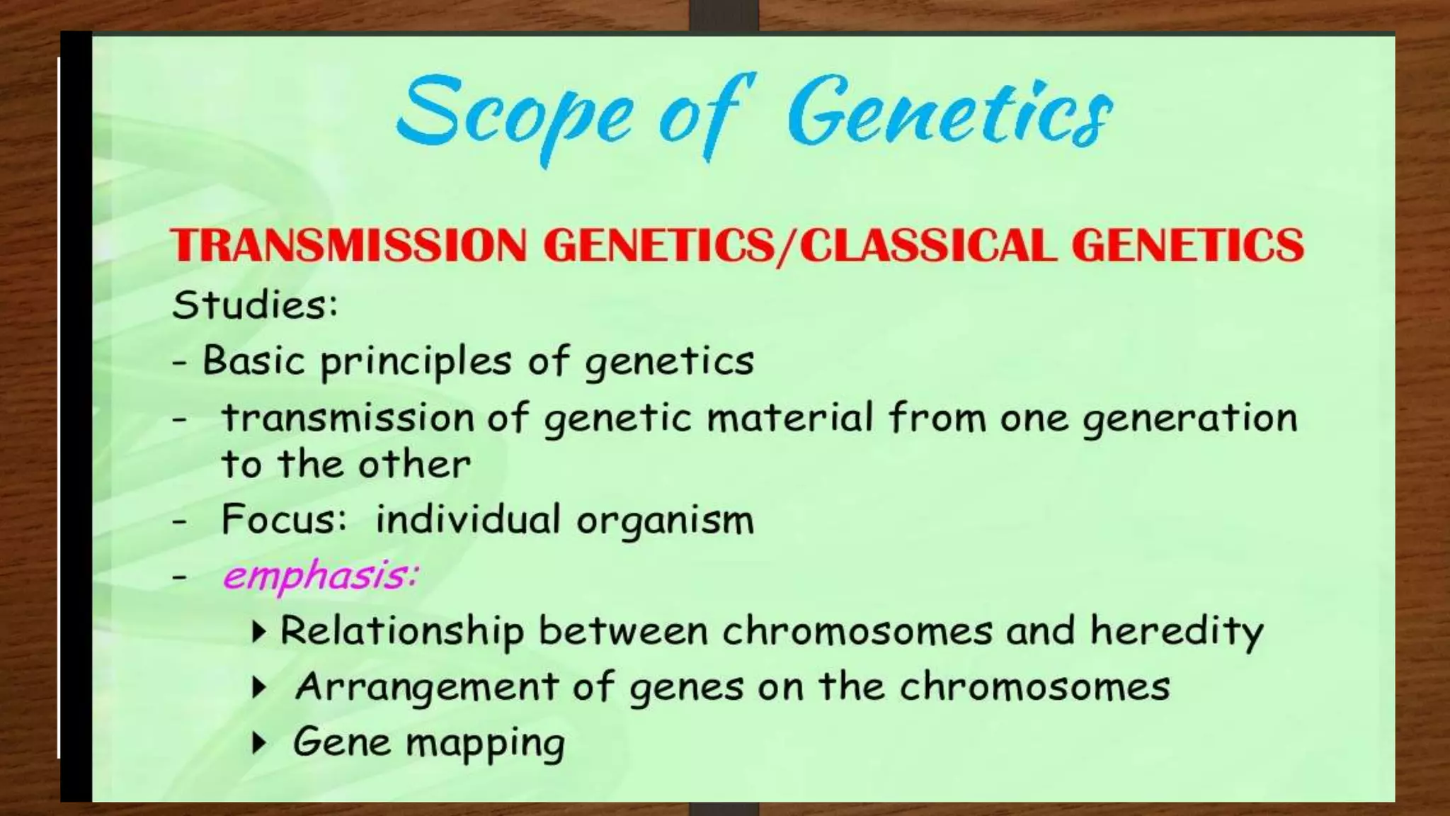 Scope and importance of genetics | PPTX
