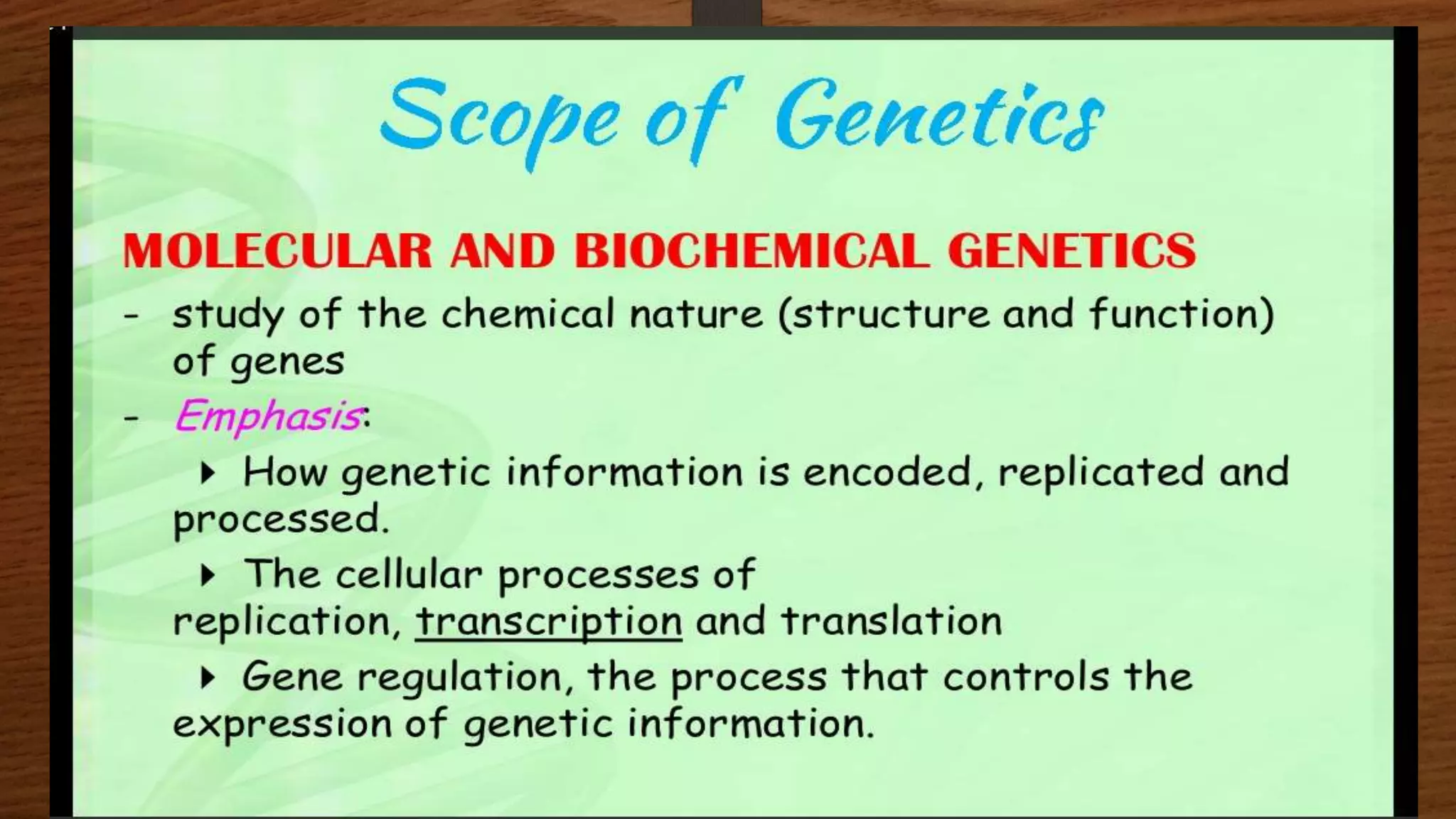 Scope and importance of genetics | PPTX
