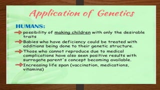 Scope and importance of genetics | PPTX