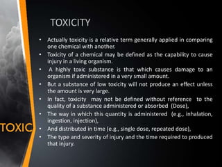 Scope and importance of toxicology | PPTX