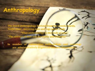 Scope and relation of sociology with other science | PPTX