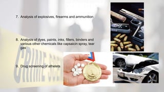 Scope and significance of forensic chemistry | PPTX