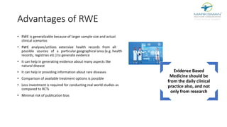 Scope and Sources of RWE and Value of Data Sharing in Healthcare | PPTX