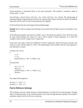 Scope, binding, papameter passing techniques | PDF