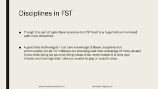 Future of Food science and technology (Intro, Scope, Current scenario ...