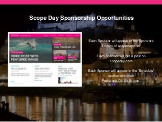 Scope Day Pitch Deck | PPT