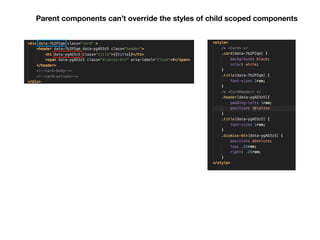 Scoped CSS: To scope or not to scope | PPT