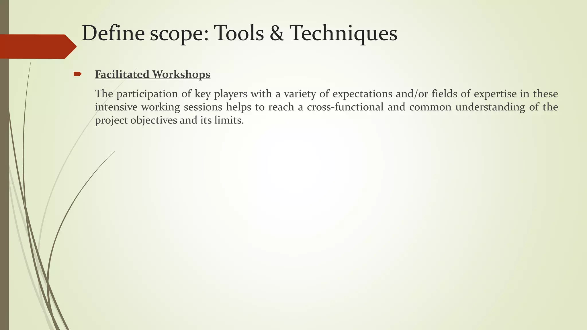 Scope definition | PPTX