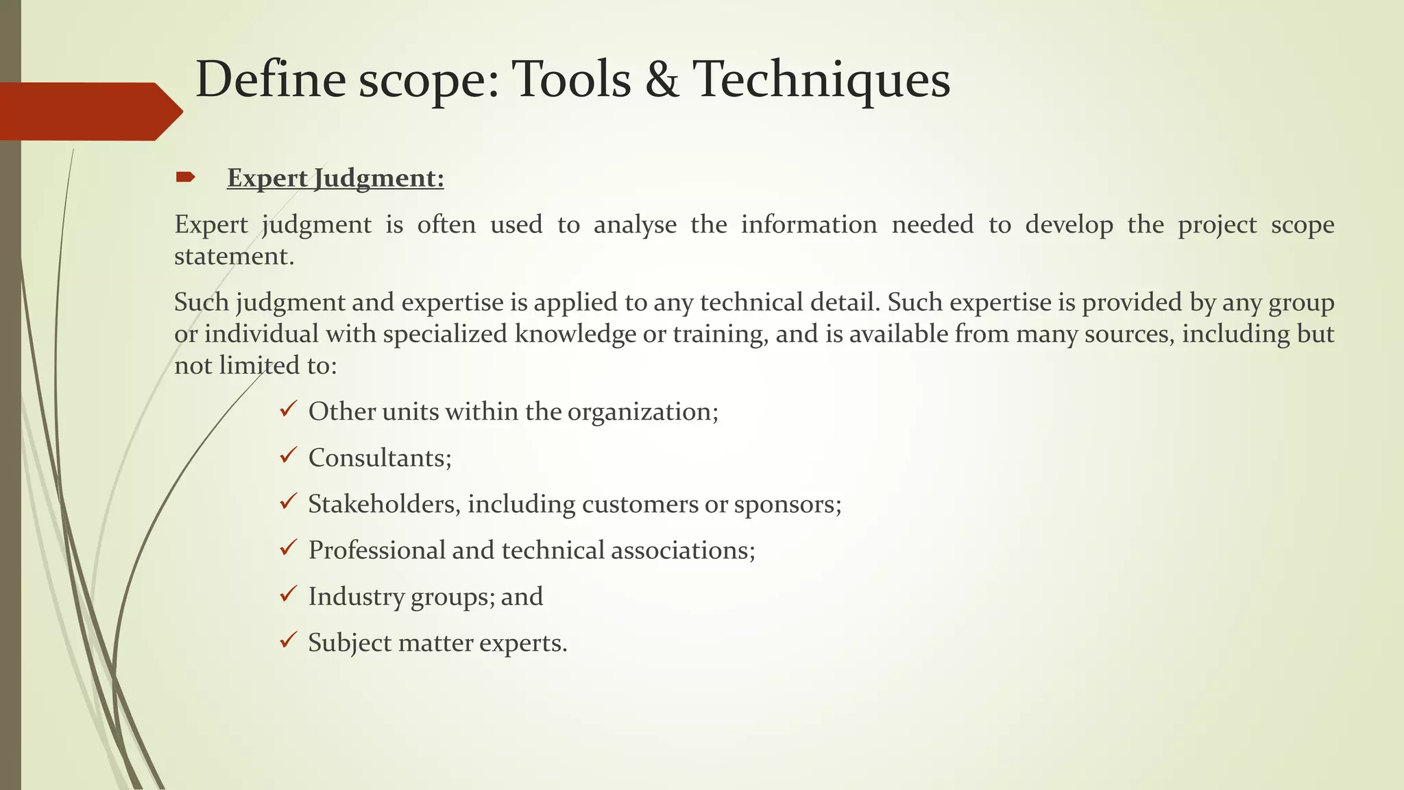 Scope definition | PPTX