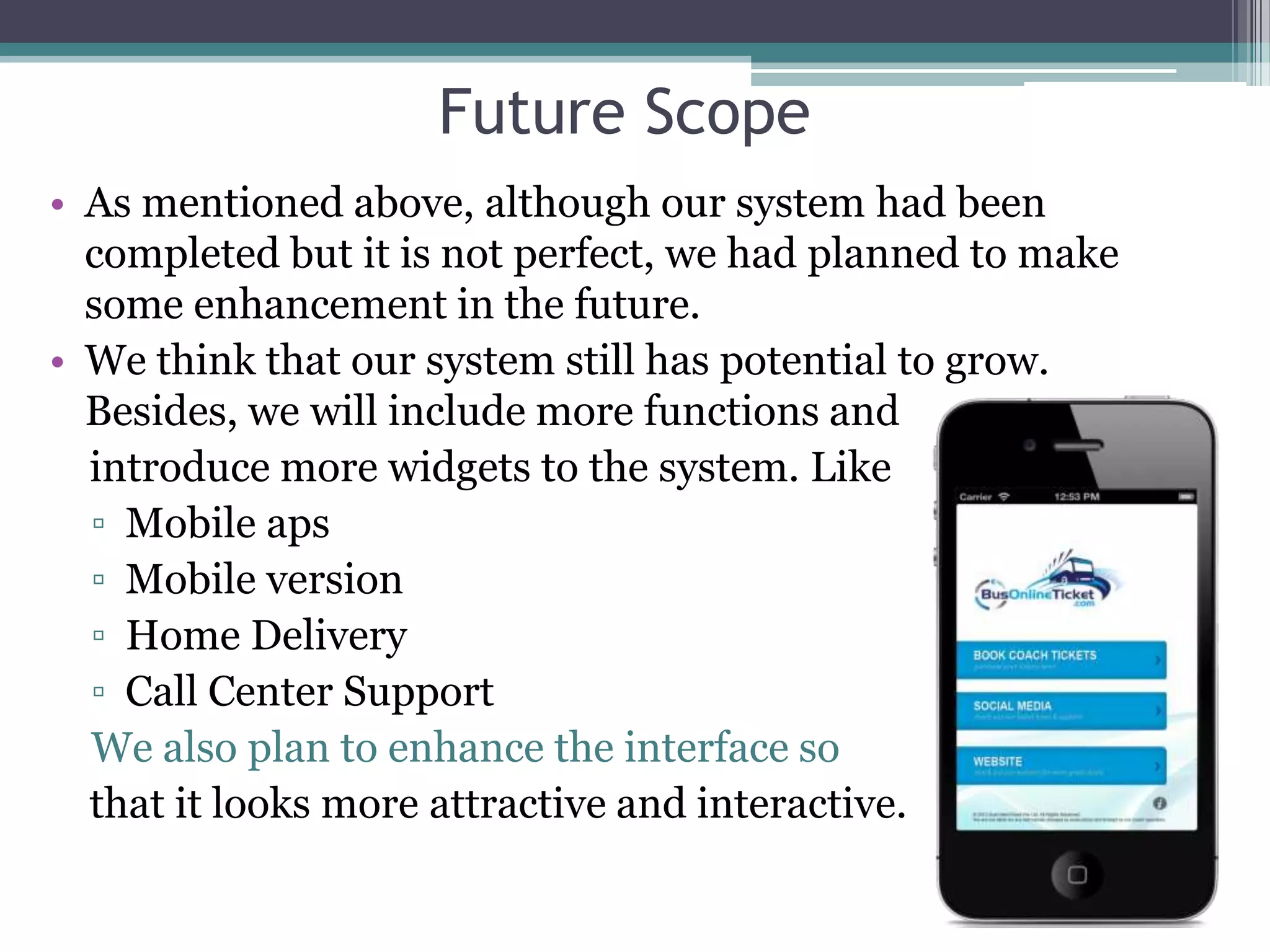 Scope definition of ticketing automation bangladesh | PPT