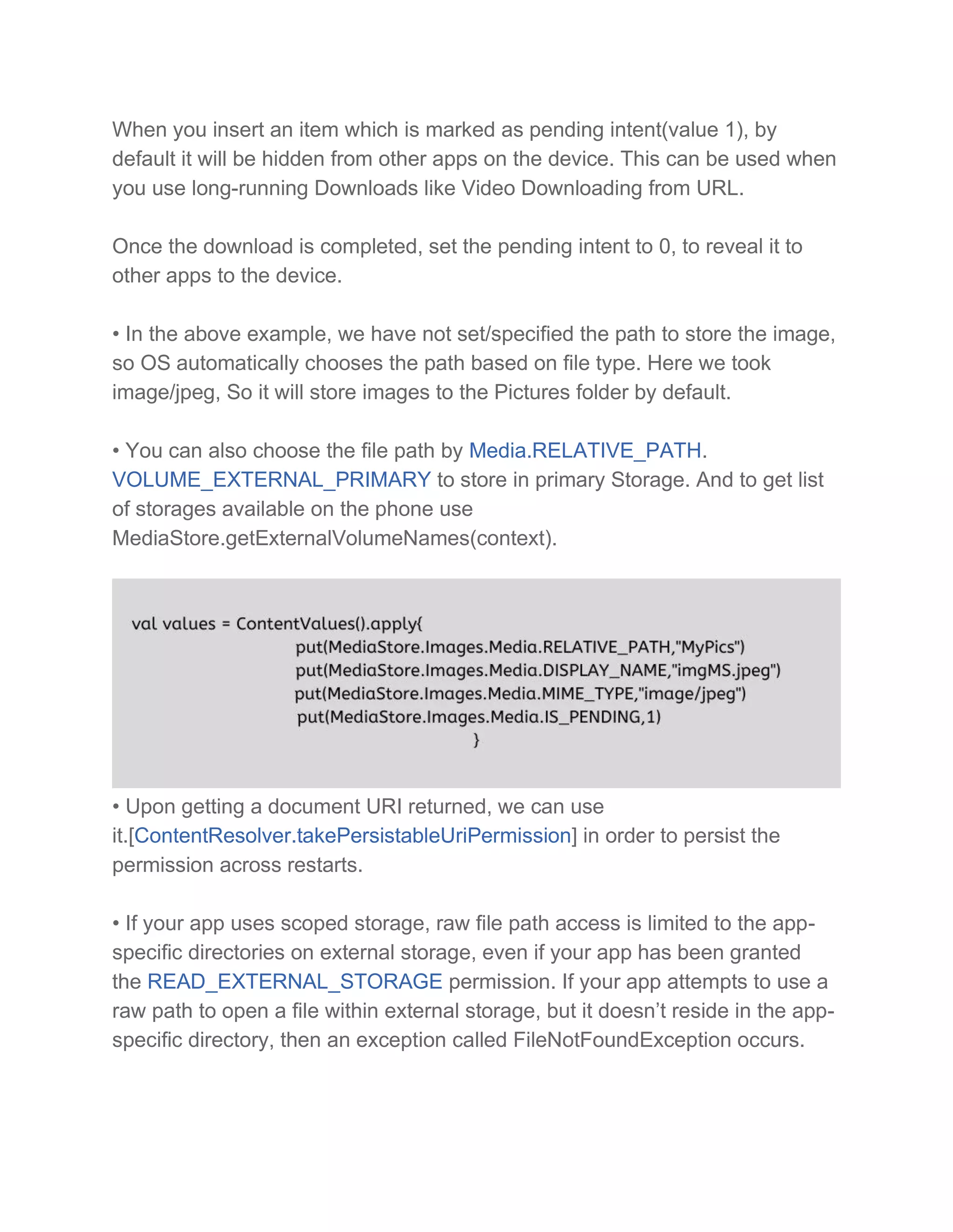 Scoped Storage In Android 10 All You Need To Know Pdf Operating Systems Computer Software