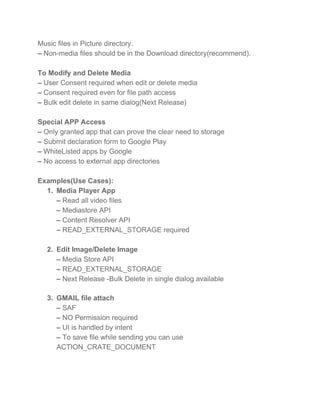 Scoped storage in android 10 all you need to know | PDF