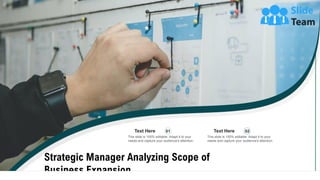 Scope Expansion Business Strategy Increase Customer Organizational | PDF