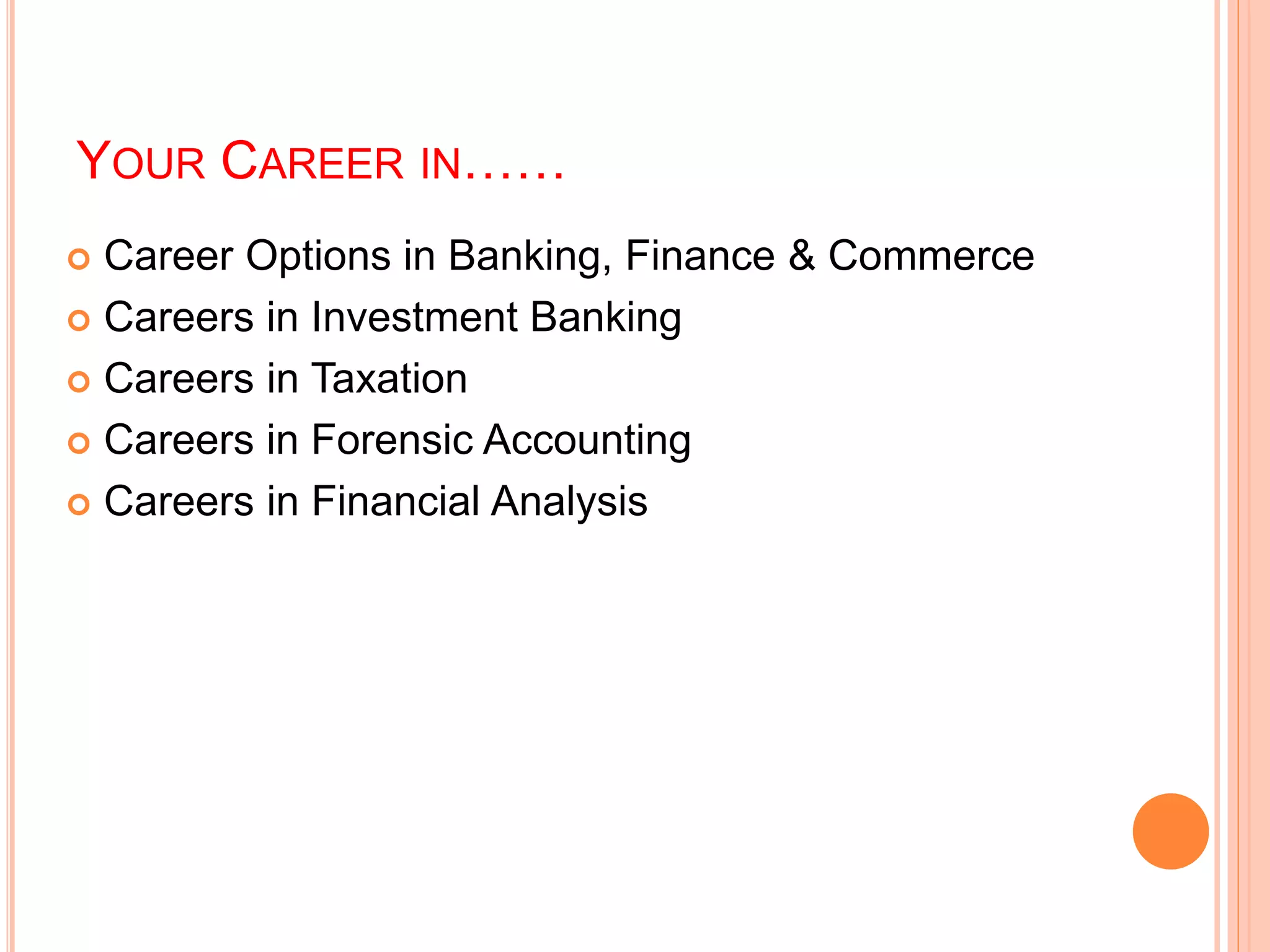 Career in Commerce | PPTX