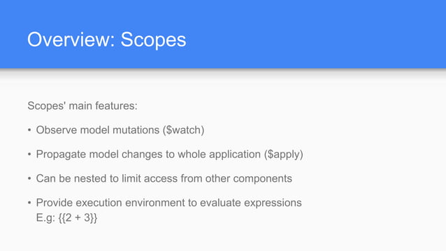 Scope in AngularJs | PPTX