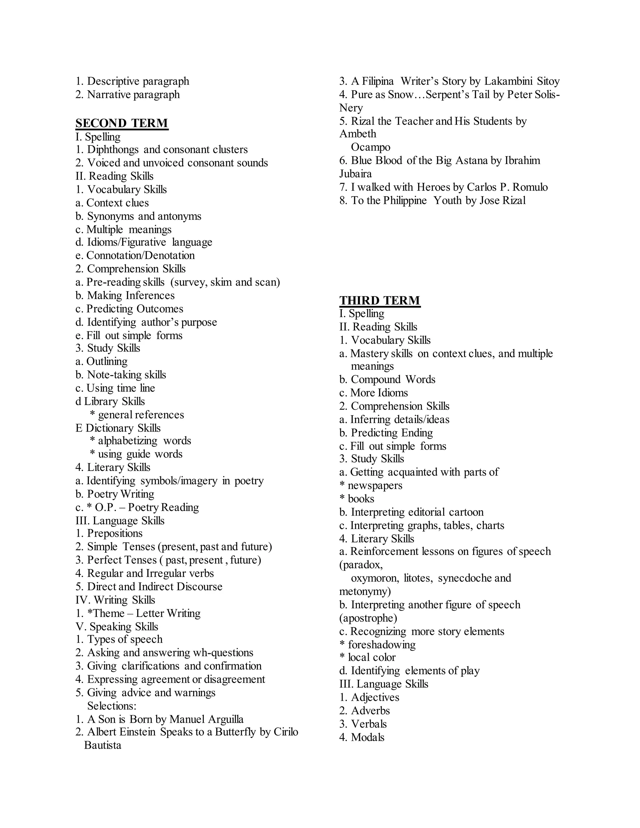 Scope in english | DOCX