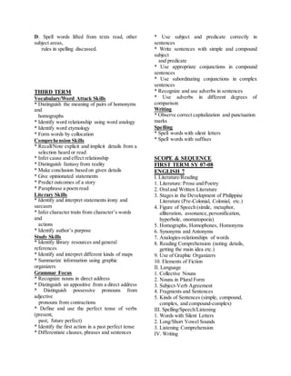 Scope in english | DOCX