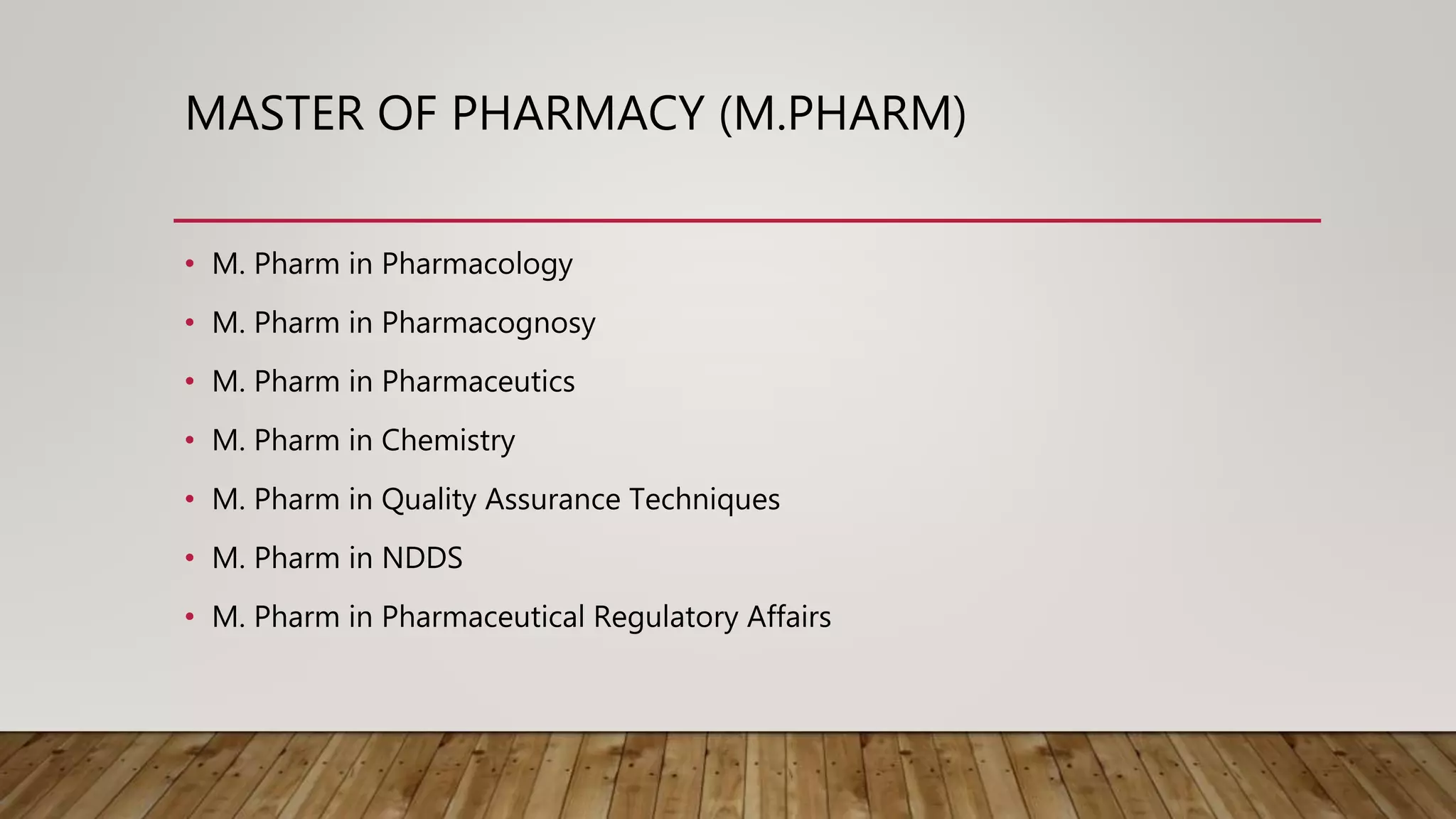 Scope and Career options after B.Pharmacy | PPTX