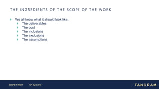 Scope it right | PPT