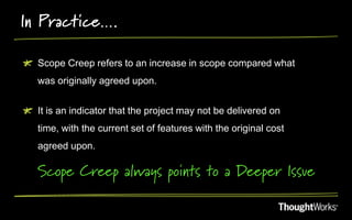 Managing Scope Creep in Development Projects | PPT