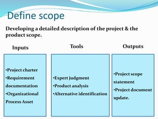 Scope management | PPTX