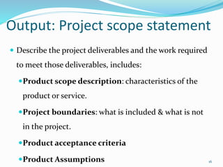 Scope management | PPTX