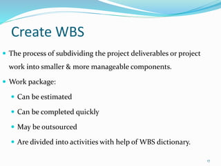 Scope management | PPTX