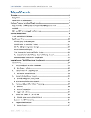 Scope management | PDF