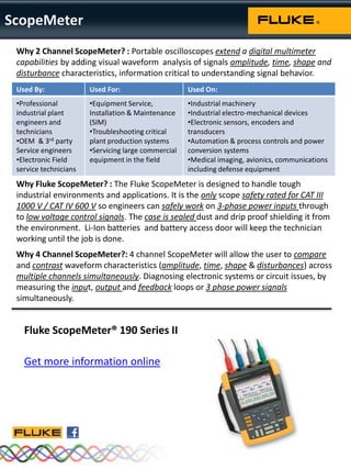 ScopeMeter 190 Series II | PDF