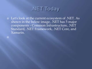 Scope of .net for ppt | PPT