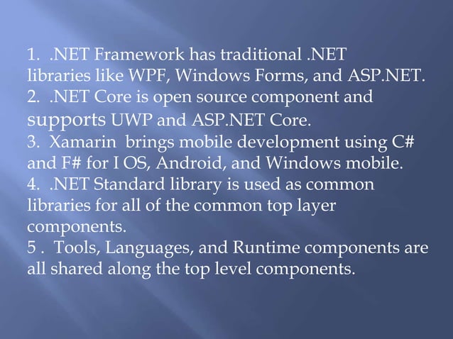 Scope of .net for ppt | PPT