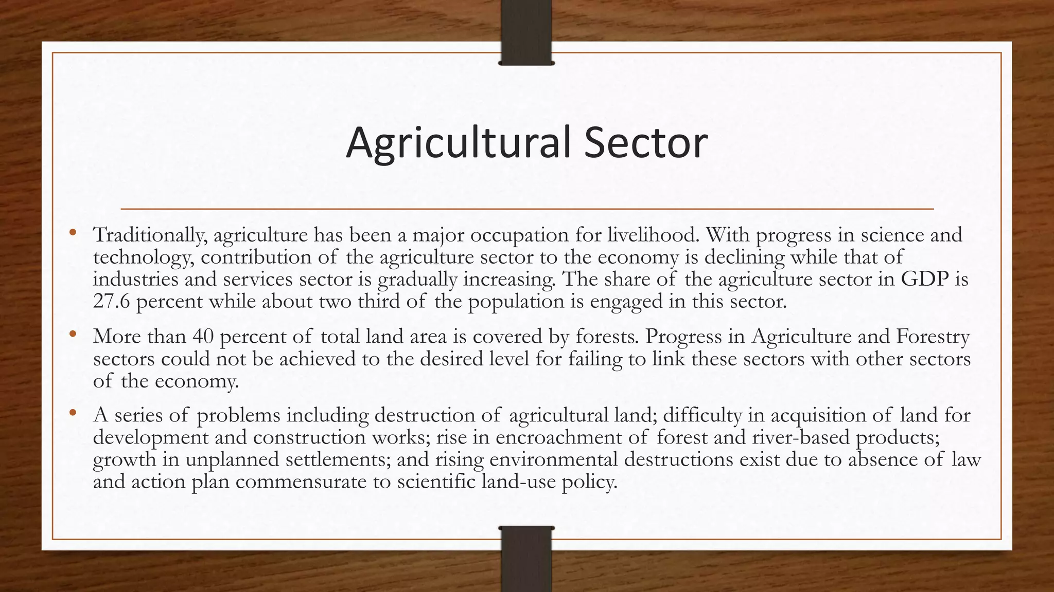 Scope of Agricultural Sector | PPT