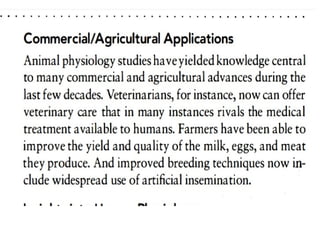 Introduction scope of animal physiology .pptx | Science