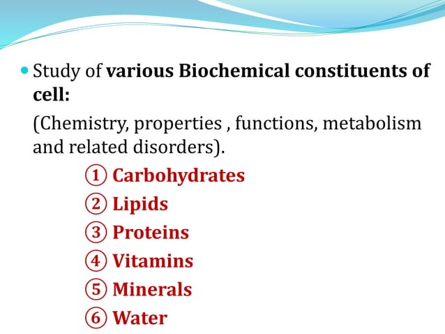Scope of Biochemistry.pptx | Endocrine and Metabolic Diseases ...