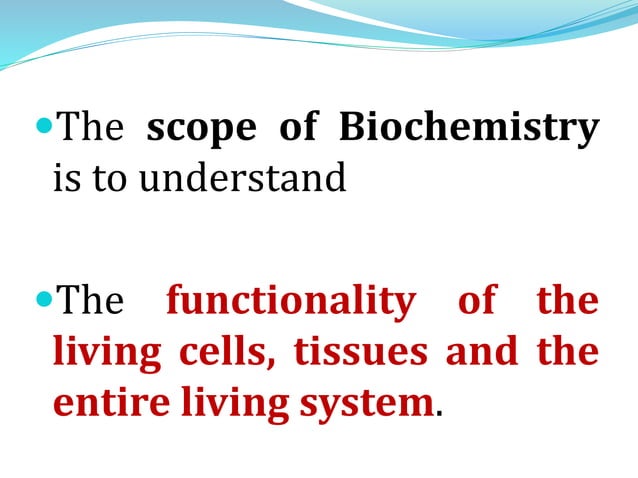 Scope of Biochemistry.pptx | Endocrine and Metabolic Diseases | Diseases and Conditions
