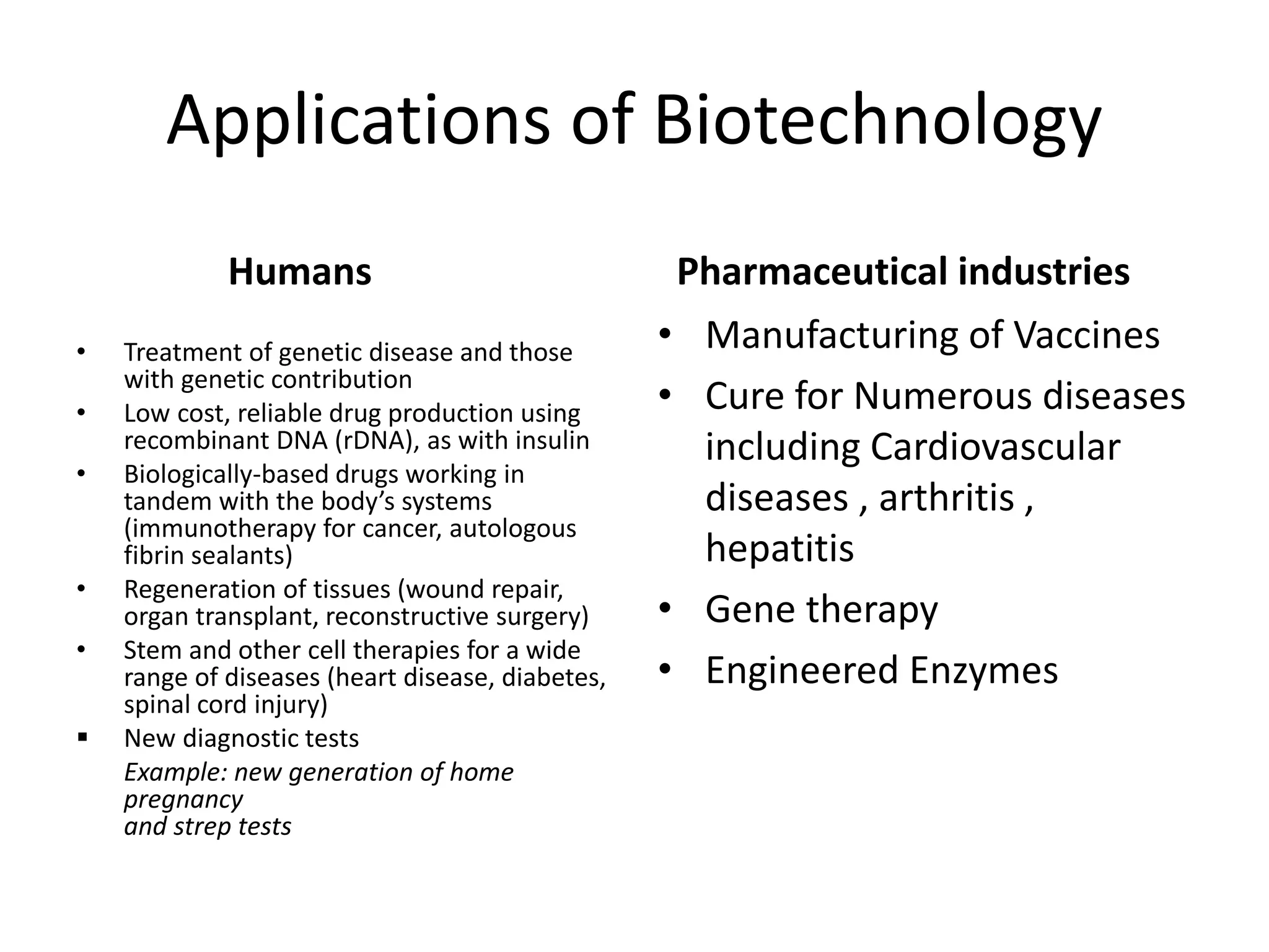 Scope of biotech | PPT
