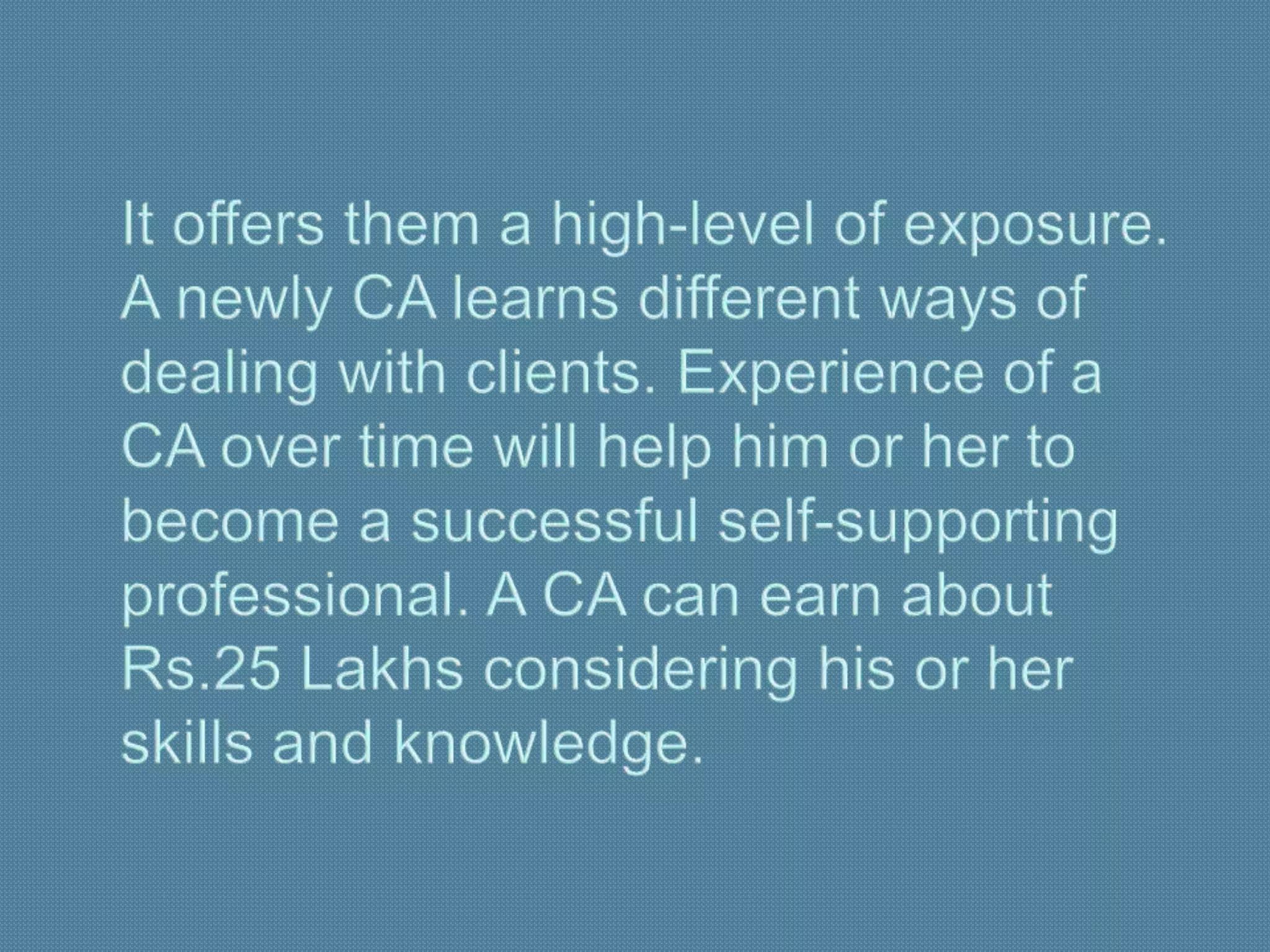 Scope of CA Course and Salary | PPTX