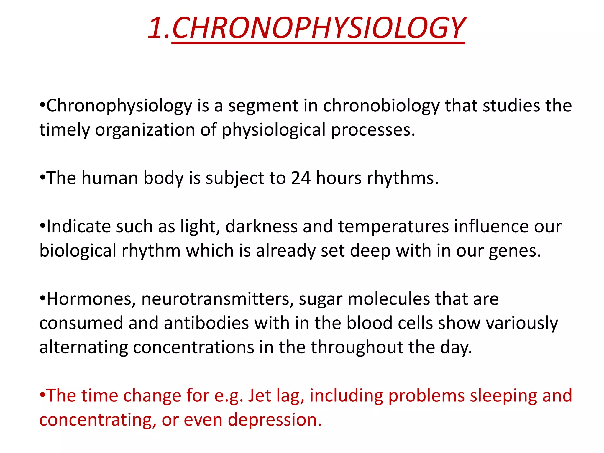 Scope of chronobiology | PPTX
