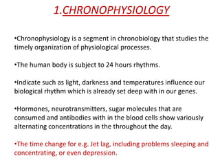 Scope of chronobiology | PPTX