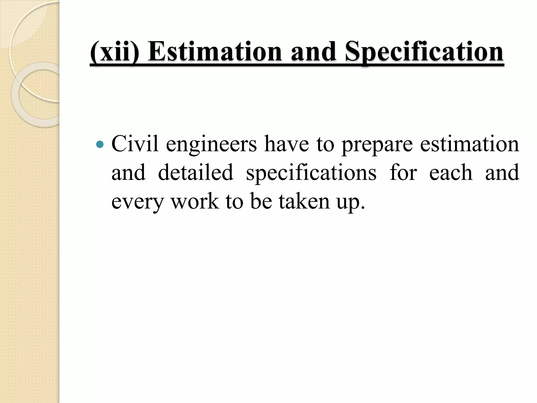Scope of civil engineering,Role of civil Engineer in Society | PPTX